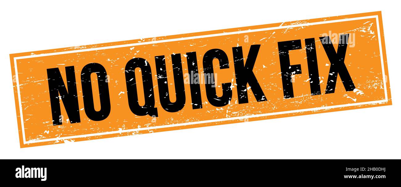 No quick fix stamp hi-res stock photography and images - Alamy