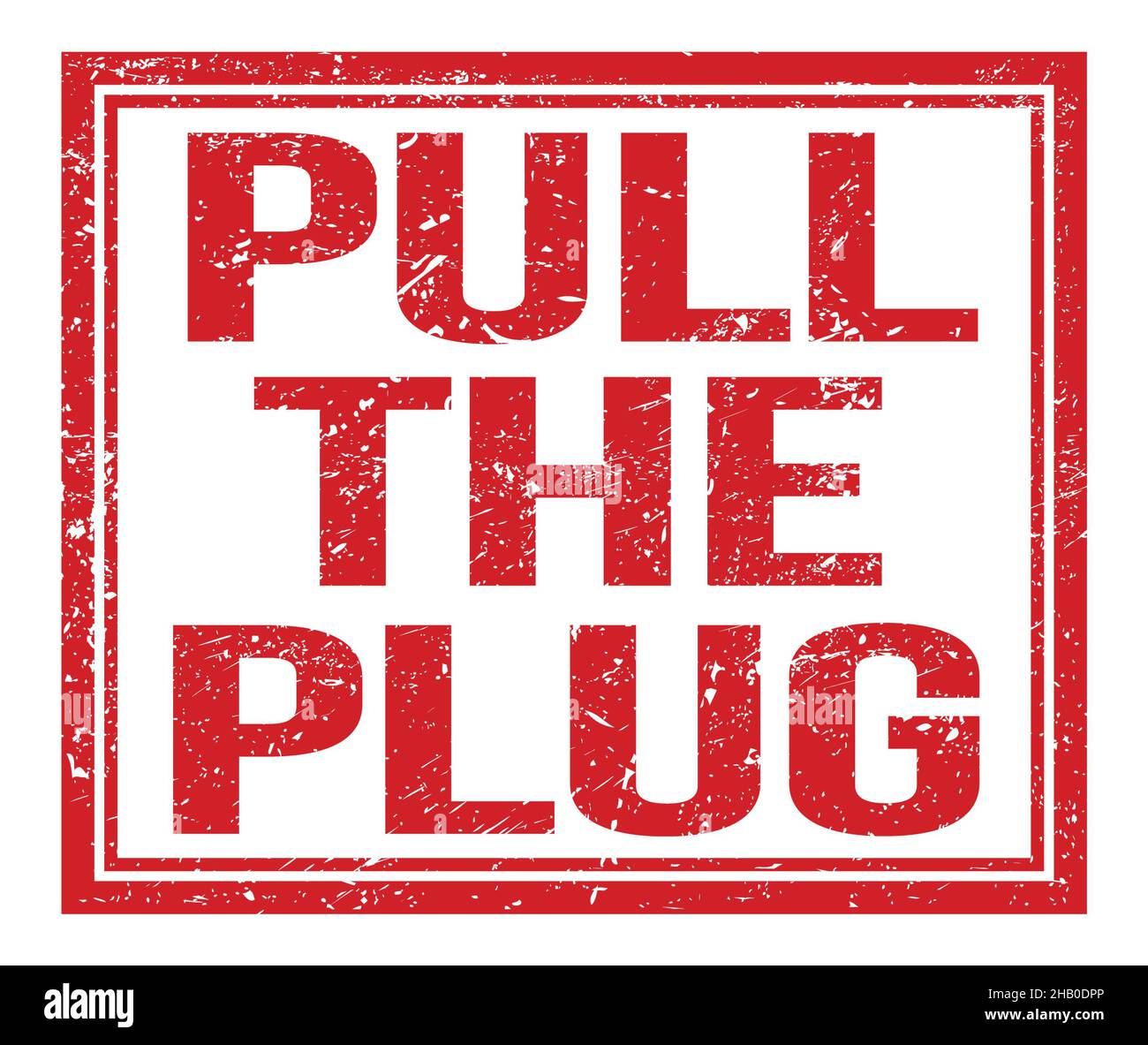 Pull the plug hi-res stock photography and images - Alamy