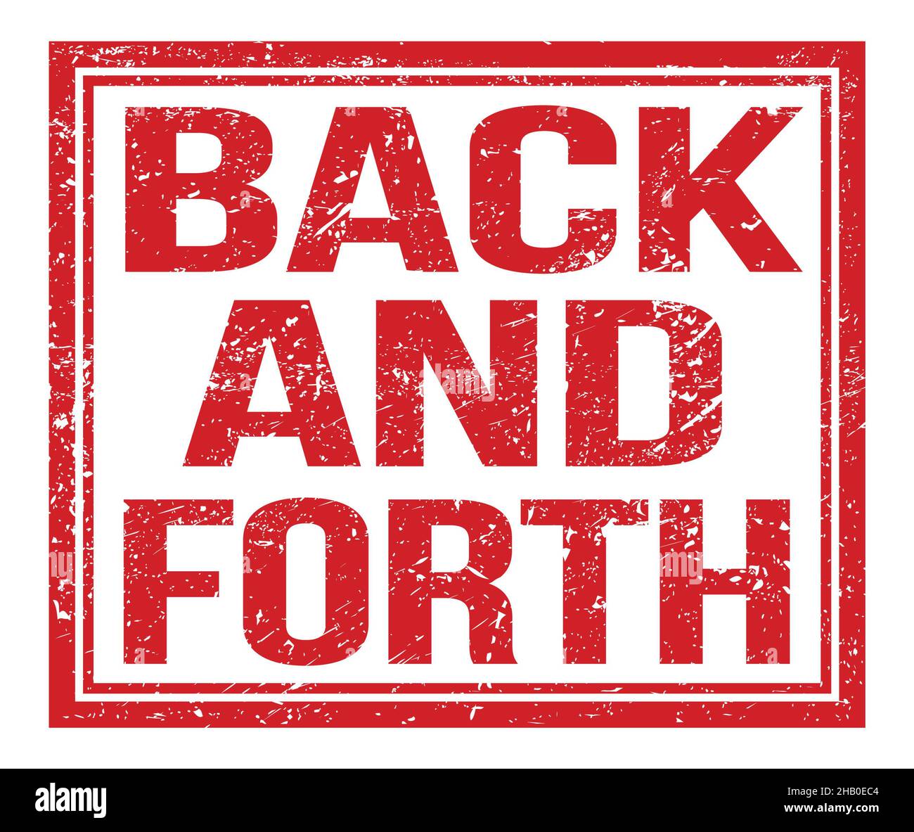 Back and forth Cut Out Stock Images & Pictures - Alamy