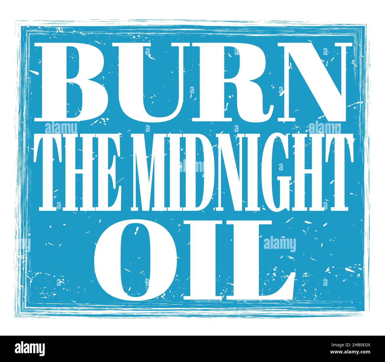 Midnight oil Cut Out Stock Images & Pictures - Alamy