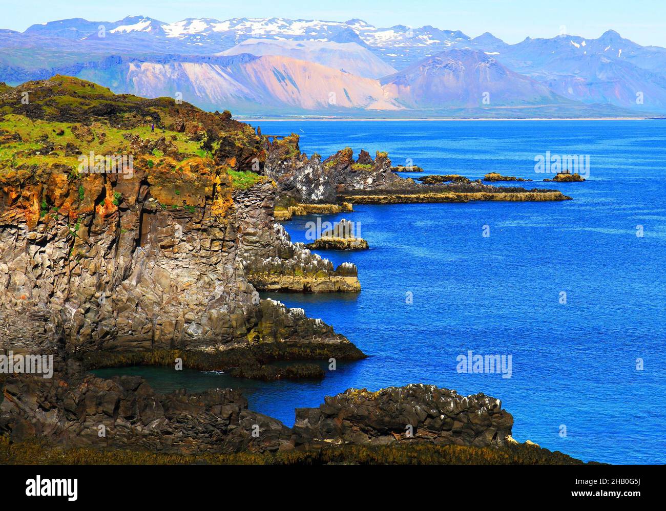 Londrangar basalt cliffs hi-res stock photography and images - Alamy