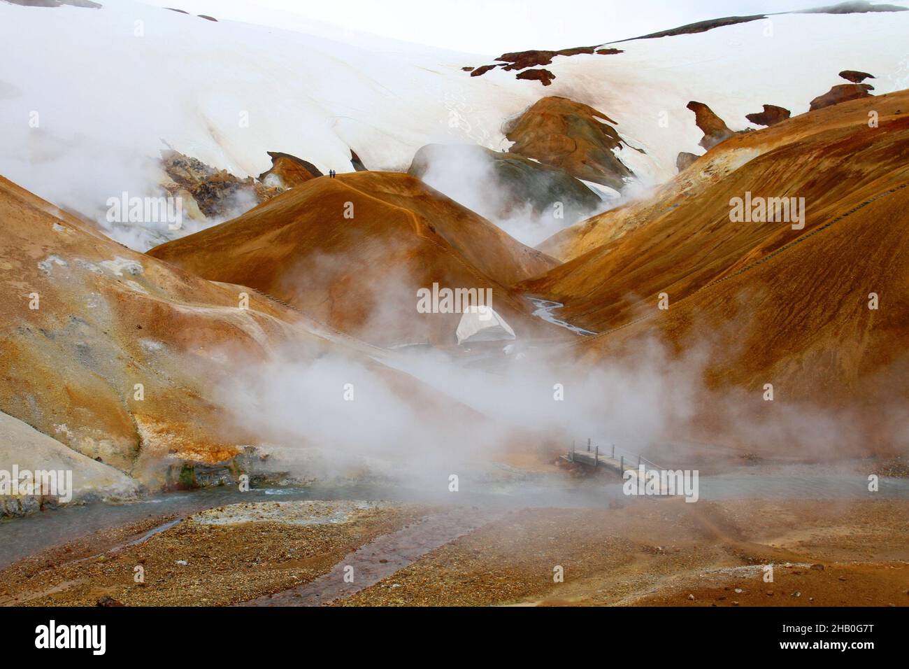 Hveradalir goethermal park Kerlingarfjoll Stock Photo - Alamy