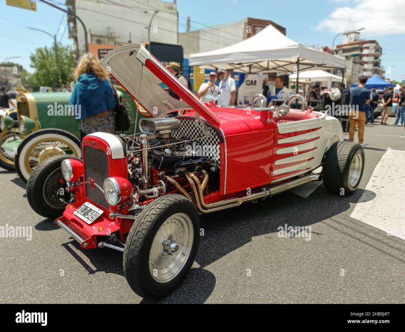 BUENOS AIRES, ARGENTINA - Nov 08, 2021: sporty Ford V-8 model 18 1932 ...