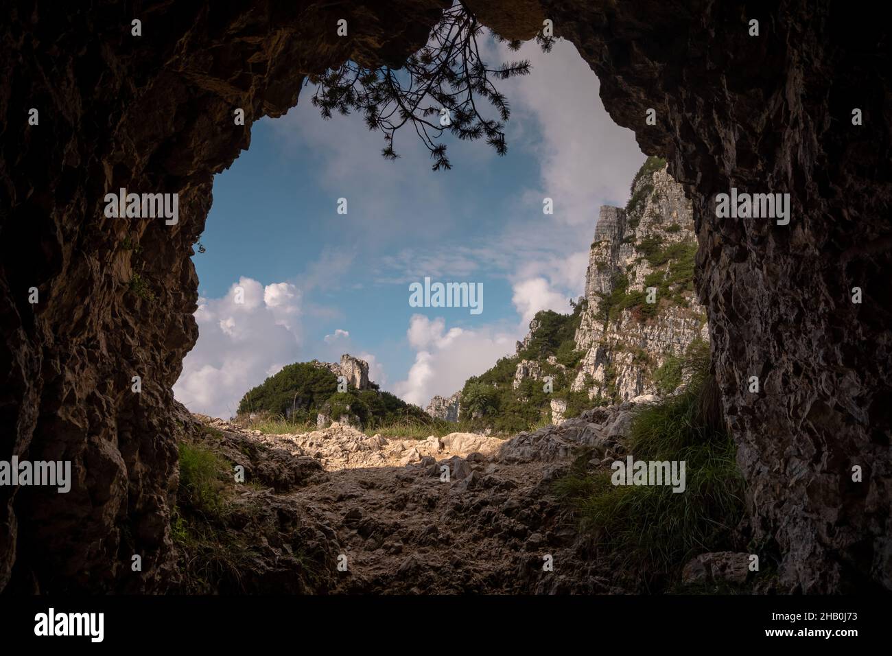Beautiful italian grotto Stock Photo - Alamy