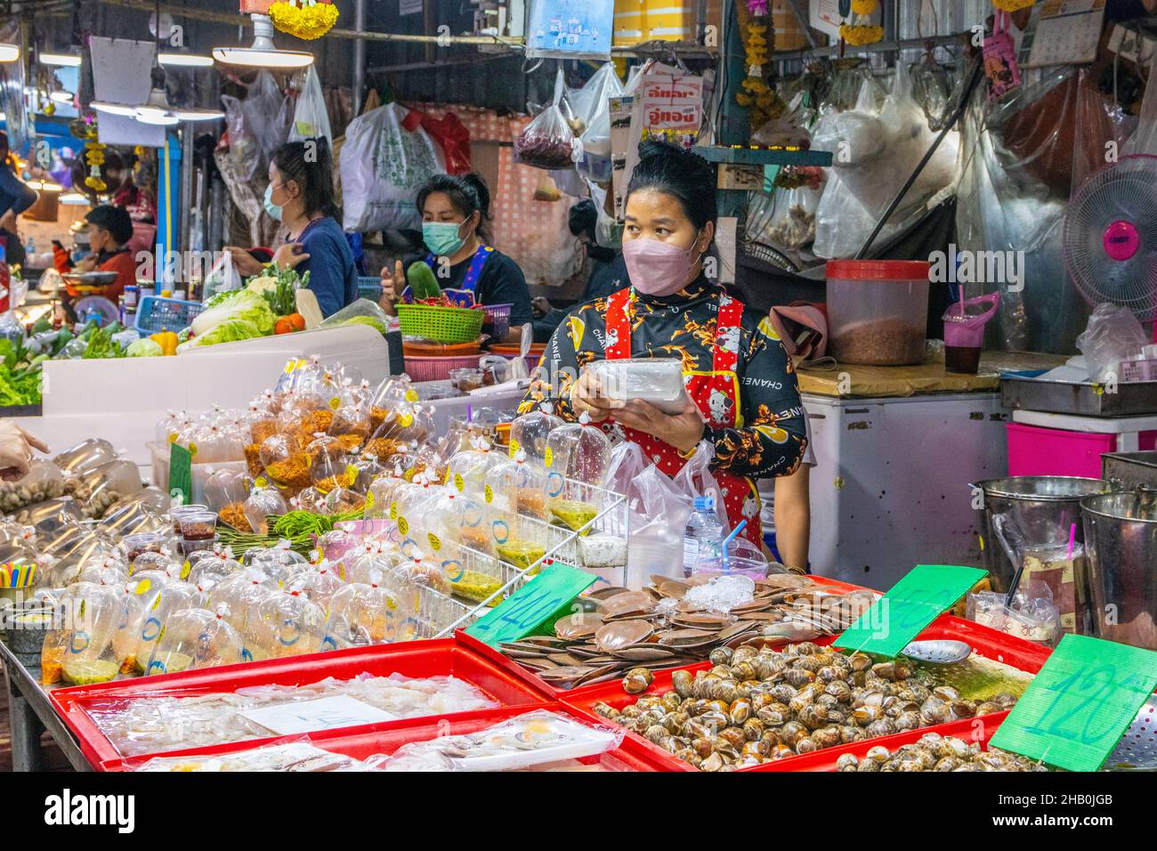 BANGKOK, THAILAND - Dec 15, 2021: During the Covid 19 period and as ...
