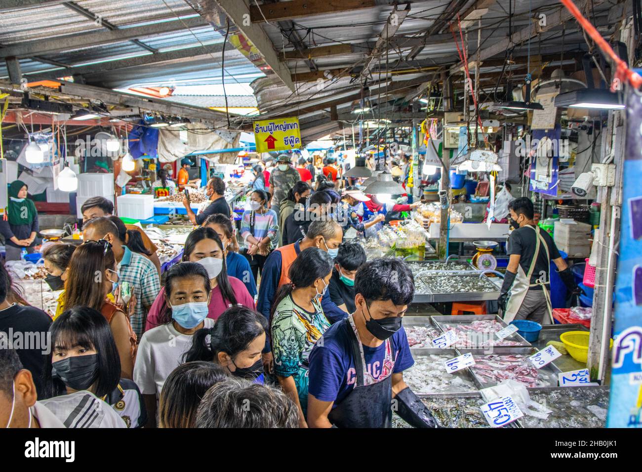 BANGKOK, THAILAND - Dec 15, 2021: During the Covid 19 period and as ...