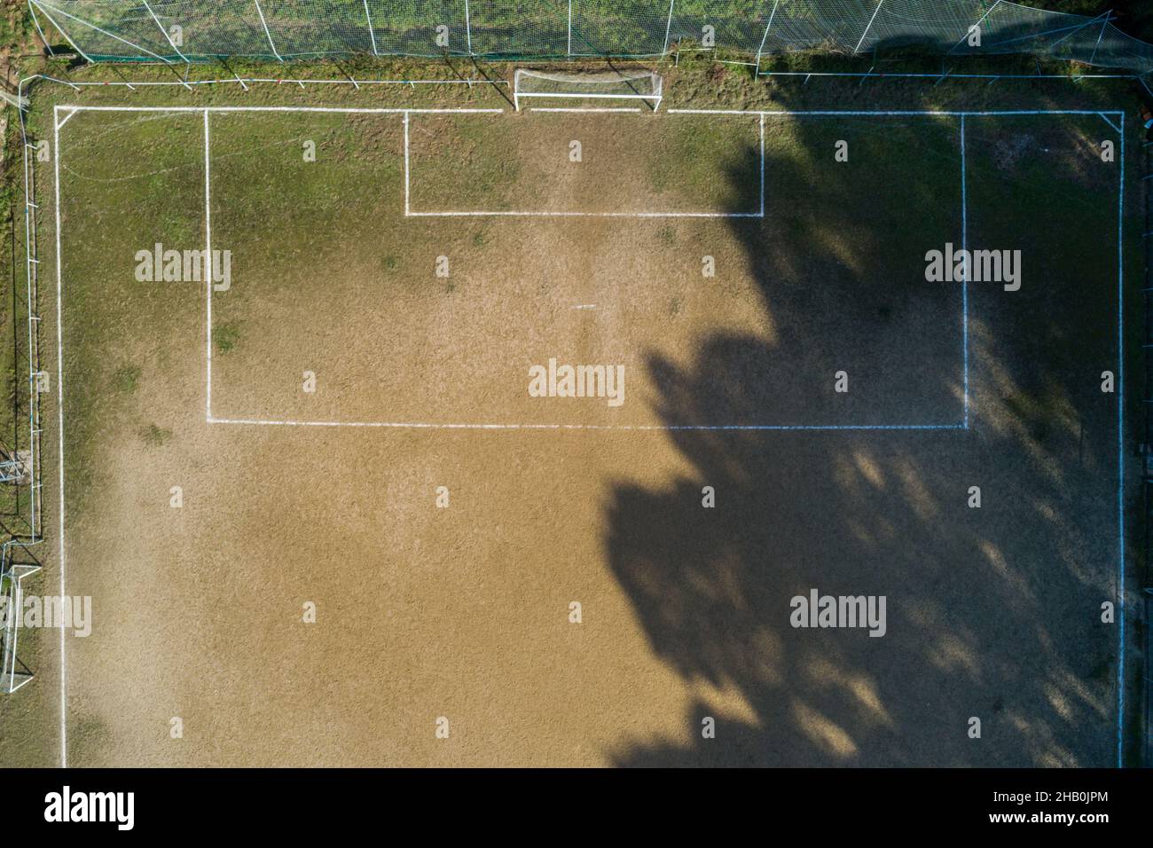 Aerial view amateur football field hi-res stock photography and images ...
