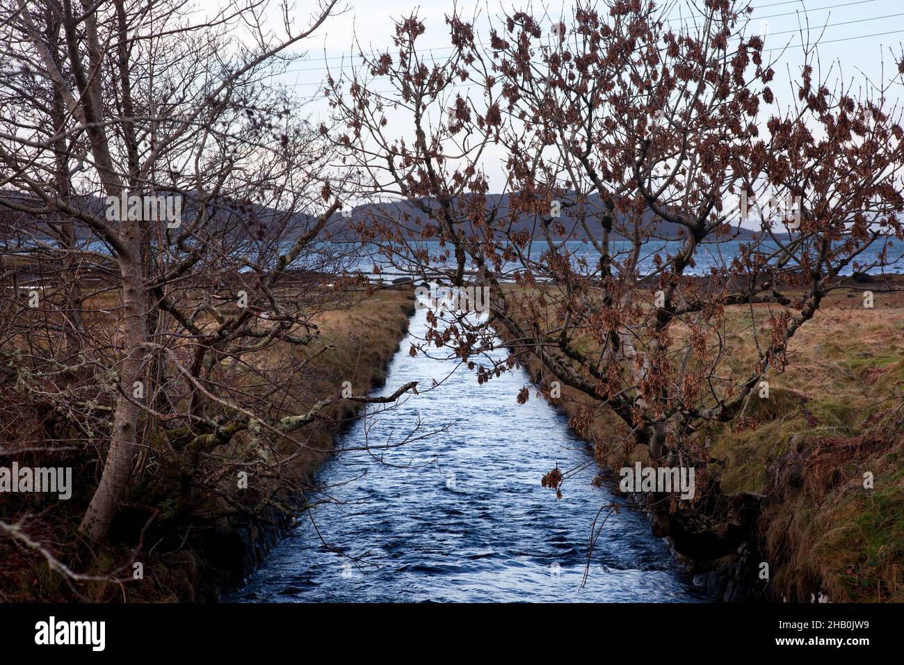 River mouth in Arisaig. Scotland Stock Photo - Alamy