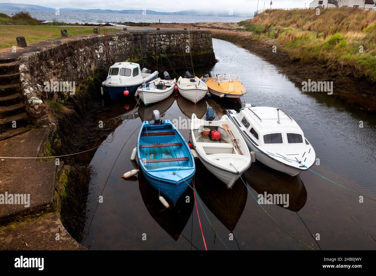 Harbour in Isle of Arran Stock Photo - Alamy
