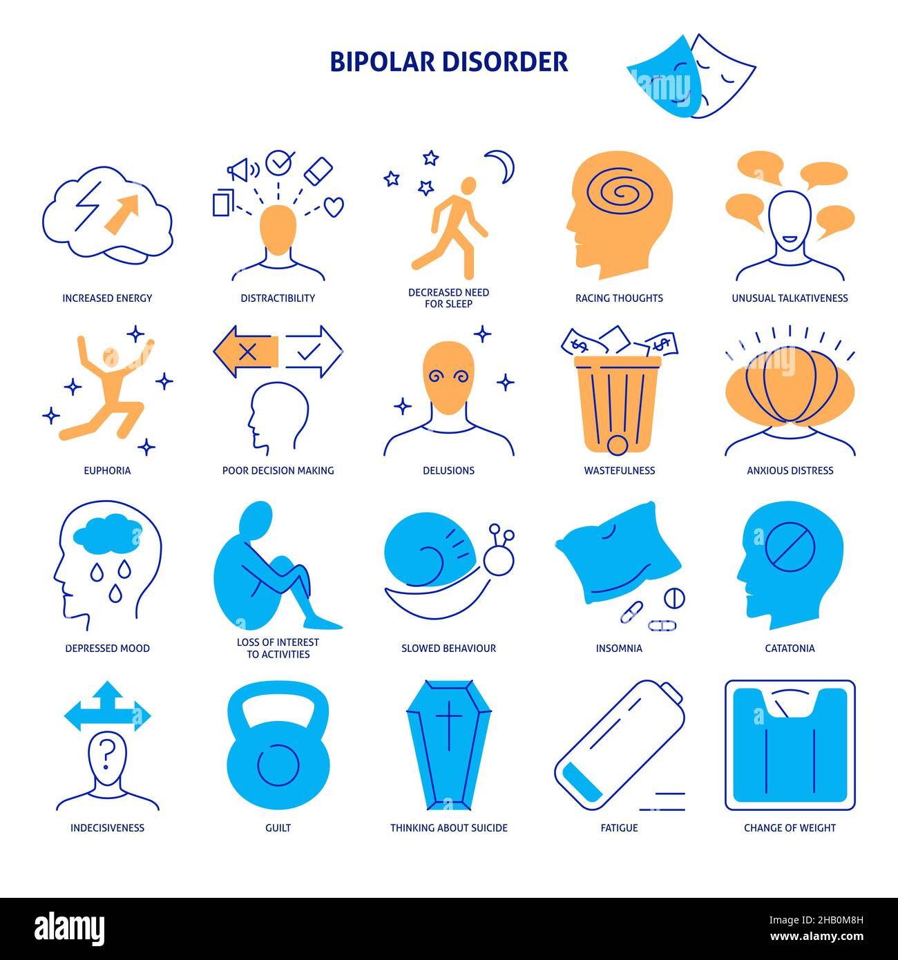Hypomania symbol hi-res stock photography and images - Alamy