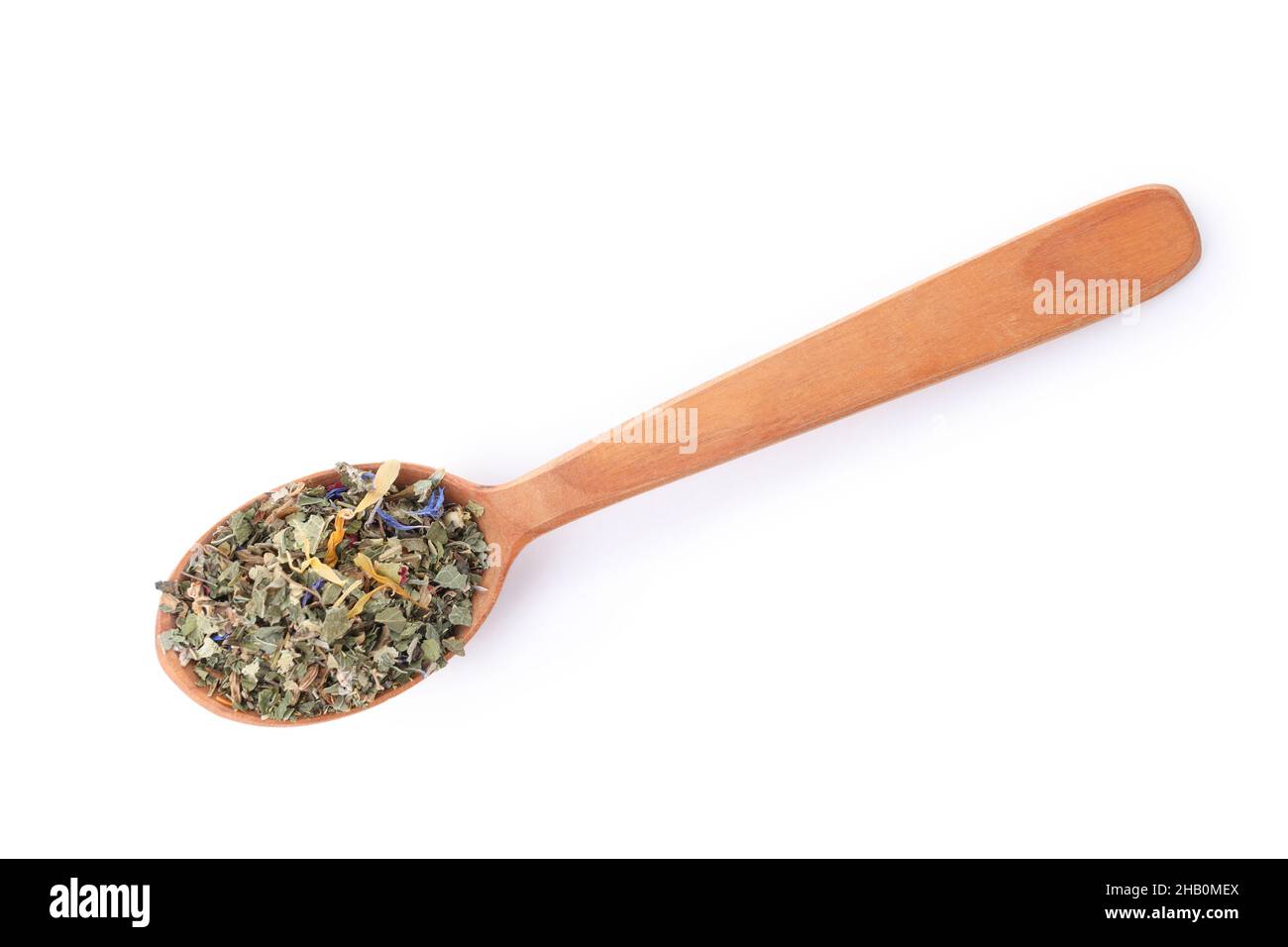 Cup tea bamboo spoon Cut Out Stock Images & Pictures - Alamy