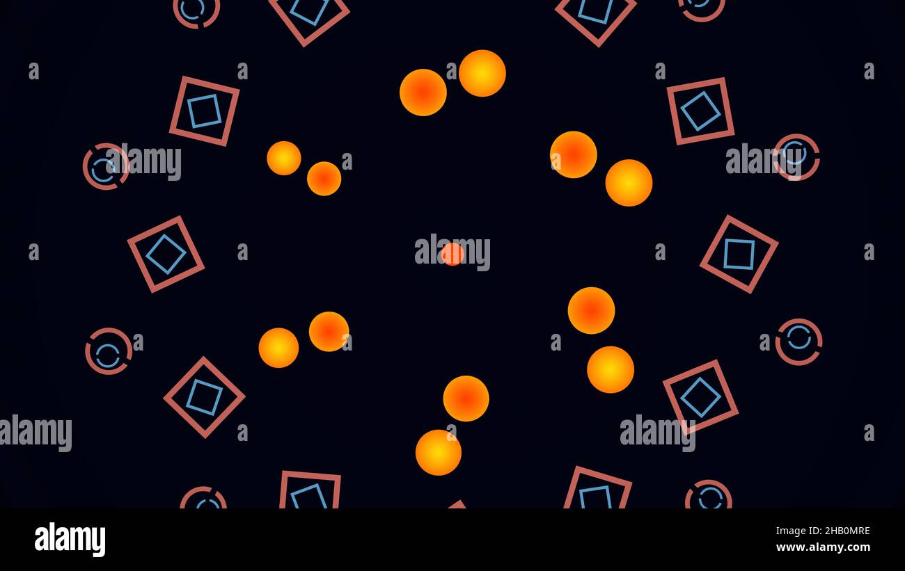 CGI motion backgrounds ideal for editing, colorful animation of glowing ...