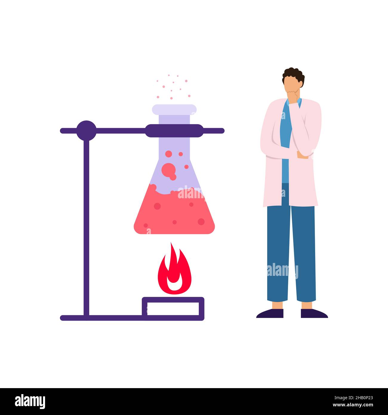 Fire experiment Cut Out Stock Images & Pictures - Alamy