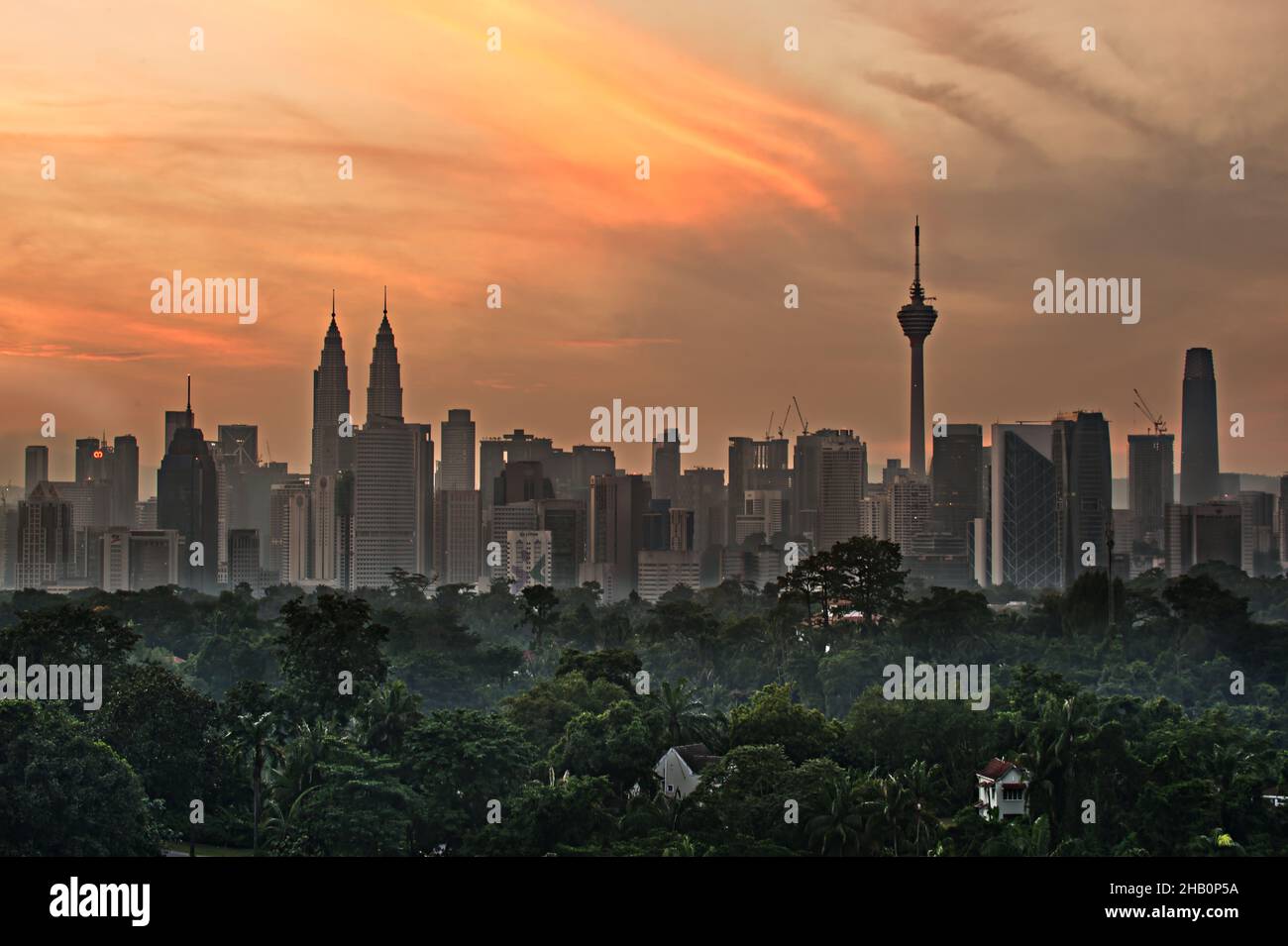 Kuala Lumpur skyline Stock Photo - Alamy