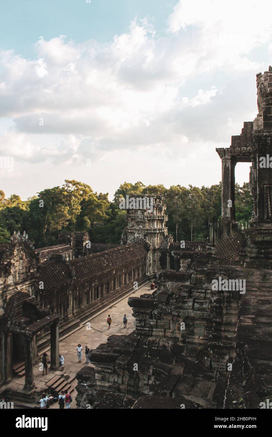 Architectural details of Angkor Wat in Cambodia Stock Photo - Alamy
