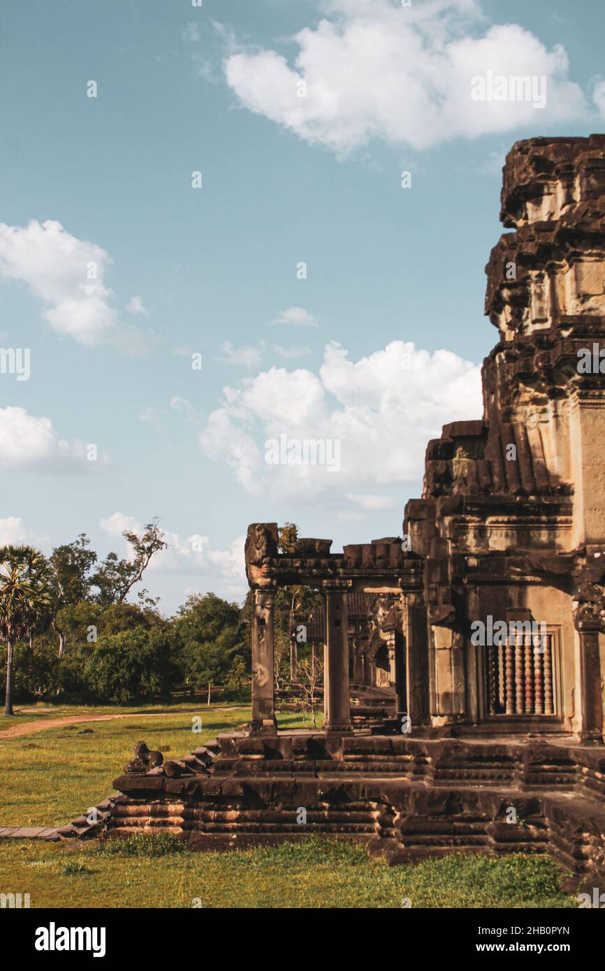 Architectural details of Angkor Wat in Cambodia Stock Photo - Alamy