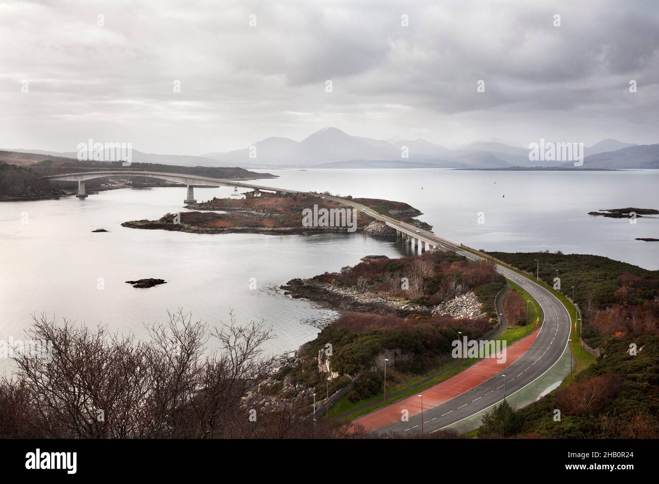 Sky Bridge in the Highlands. Scotland Stock Photo - Alamy