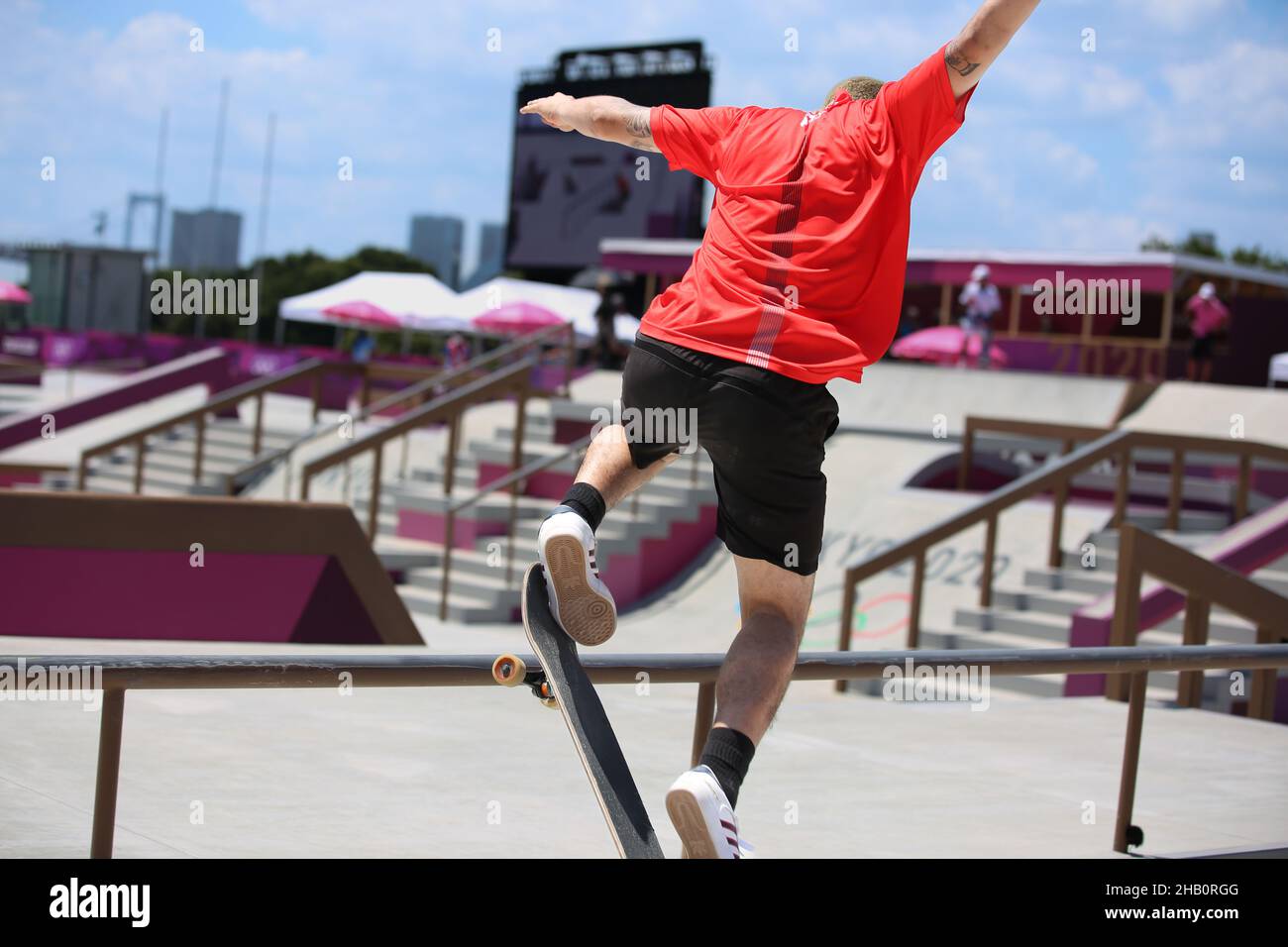 JULY 25th, 2021 - TOKYO, JAPAN: Angelo CARO NARVAEZ of Peru in action ...