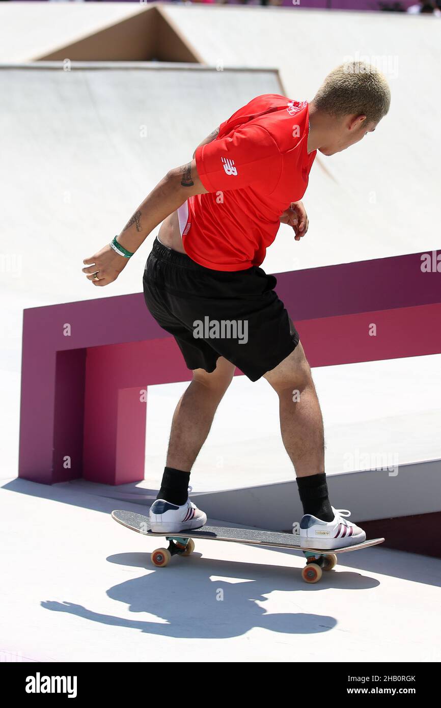 JULY 25th, 2021 - TOKYO, JAPAN: Angelo CARO NARVAEZ of Peru in action ...