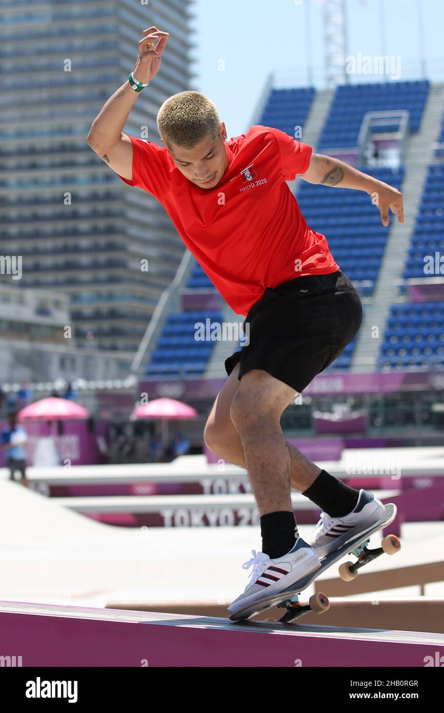 JULY 25th, 2021 - TOKYO, JAPAN: Angelo CARO NARVAEZ of Peru in action ...