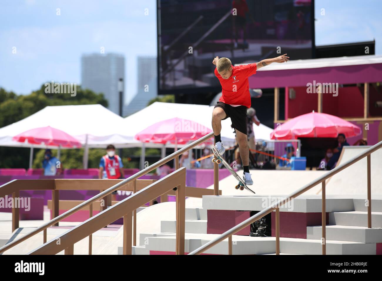 JULY 25th, 2021 - TOKYO, JAPAN: Angelo CARO NARVAEZ of Peru in action ...