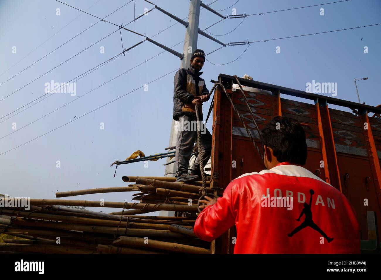 December 15, 2021, Ghazipur, Delhi, India: Farmers finally getting ...