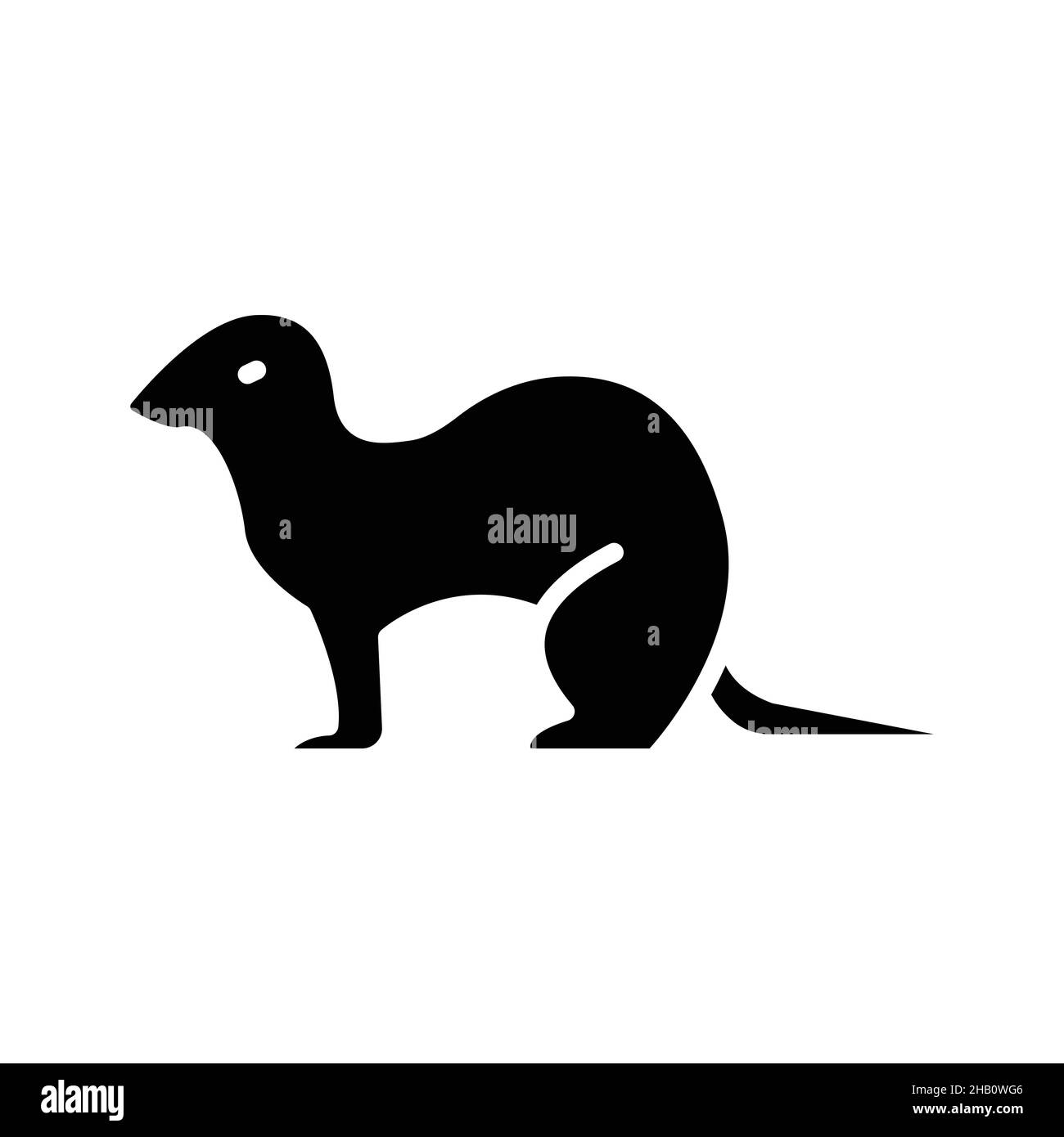 Ferret icon hi-res stock photography and images - Alamy