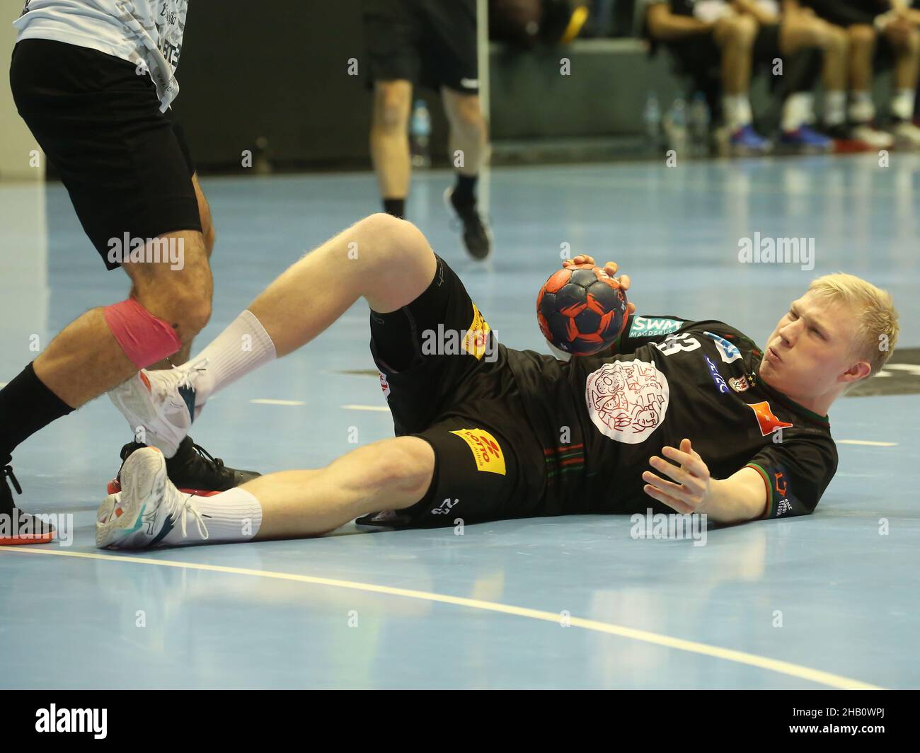 Danish Handball Player Magnus Saugstrup SC Magdeburg Handball EHF ...