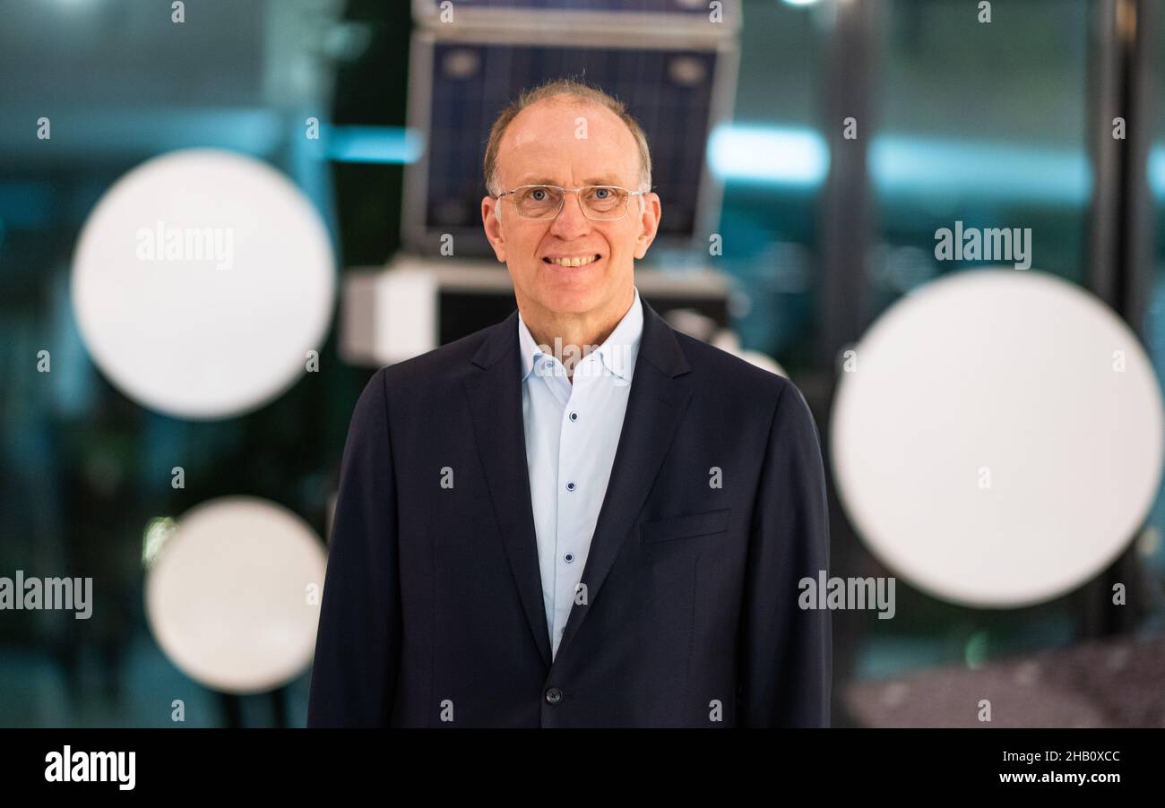 15 December 2021, Bremen: Marco Fuchs, CEO of space technology company ...