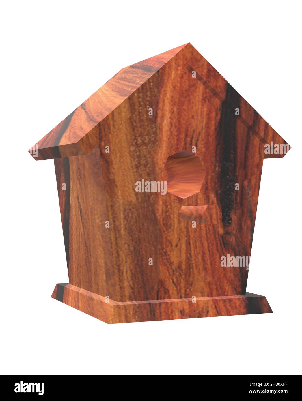 Wooden bird feeder birds Cut Out Stock Images & Pictures - Alamy