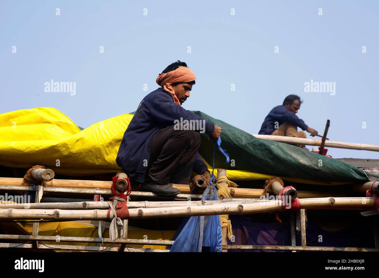 December 15, 2021, Ghazipur, Delhi, India: Farmers finally getting ...