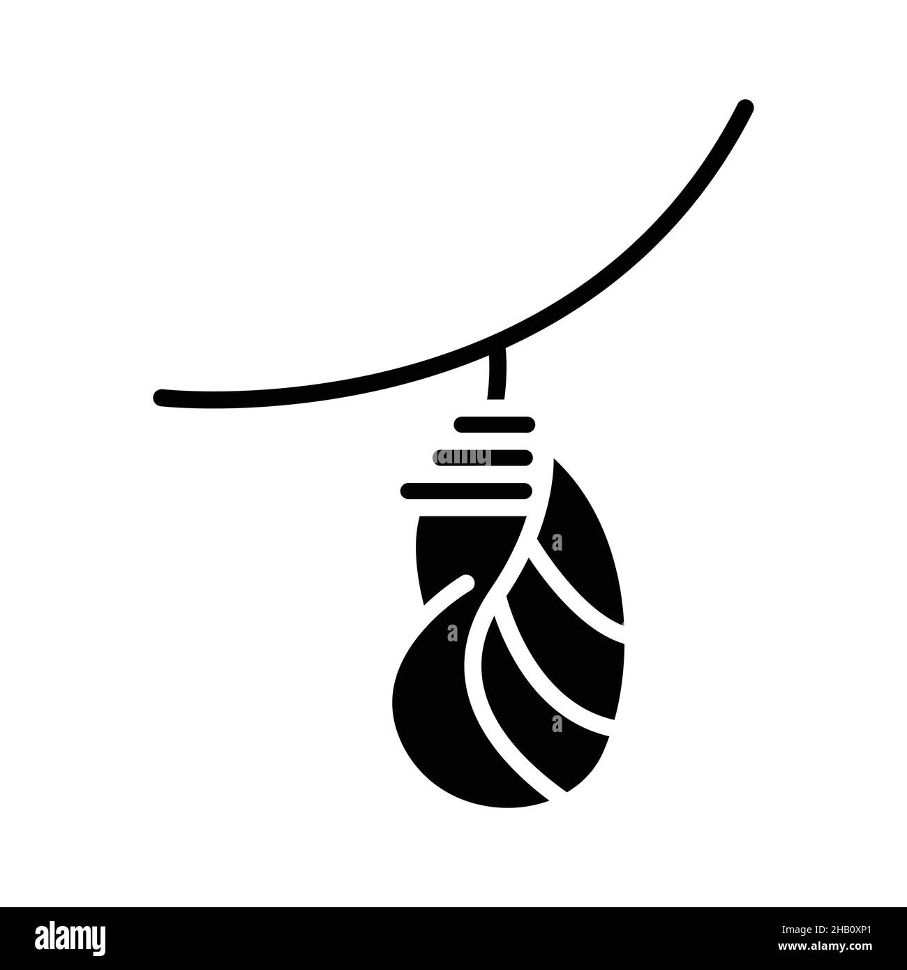 Butterfly line glyph icon Stock Vector Images - Alamy