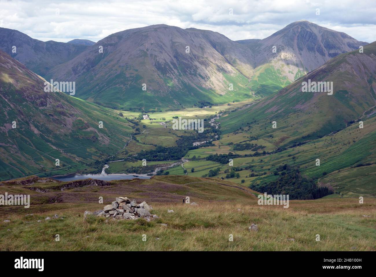 Wasdale Head The Wainwrights Kirk Fell Great Gable From The Path To wasdale-head-the-wainwrights-kirk-fell-great-gable-from-the-path-to