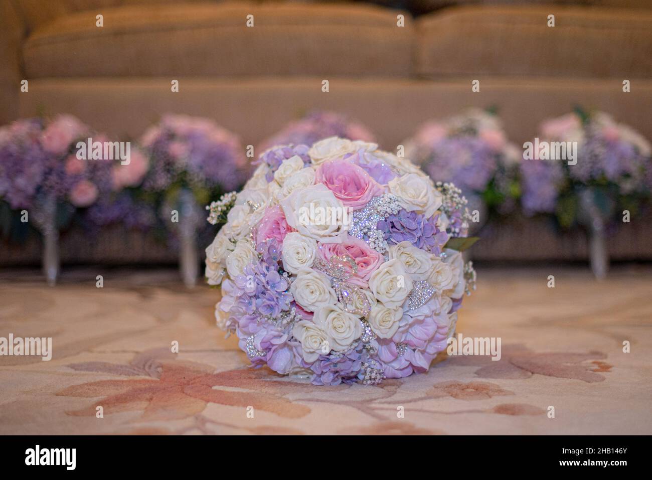 Purple Hydrangea Bouquets For Weddings