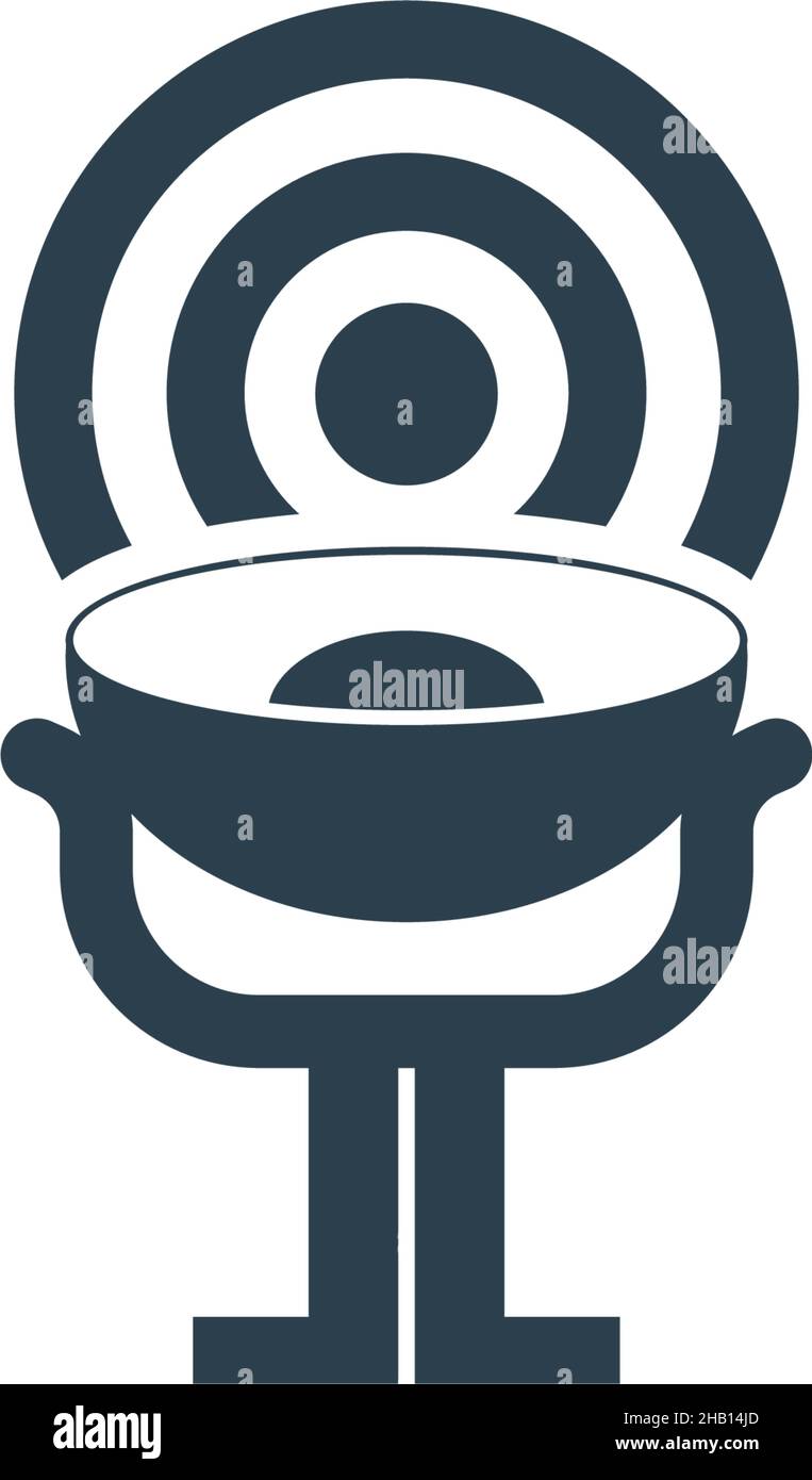 Signal icon flat design template vector illustration Stock Vector Image ...