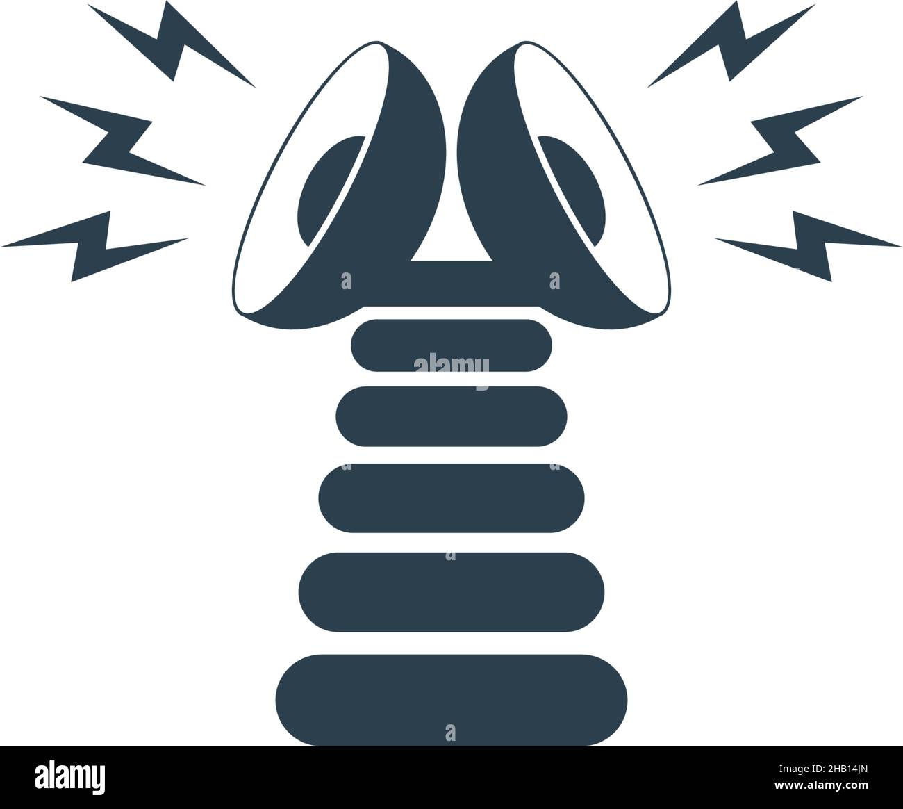 Signal icon flat design template vector illustration Stock Vector Image ...