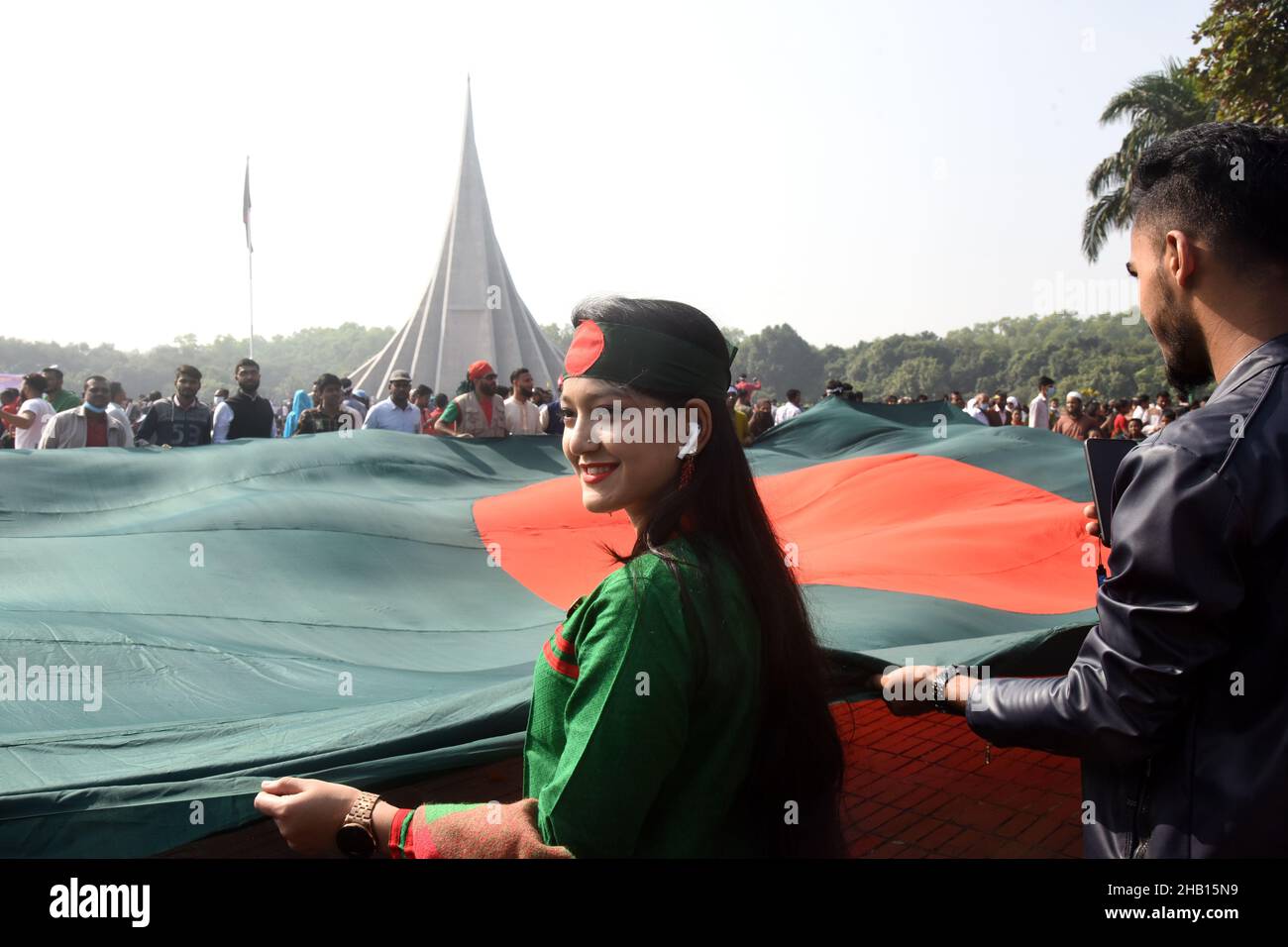 16th December, 2021. People gather to pay their respects at the 1971 ...