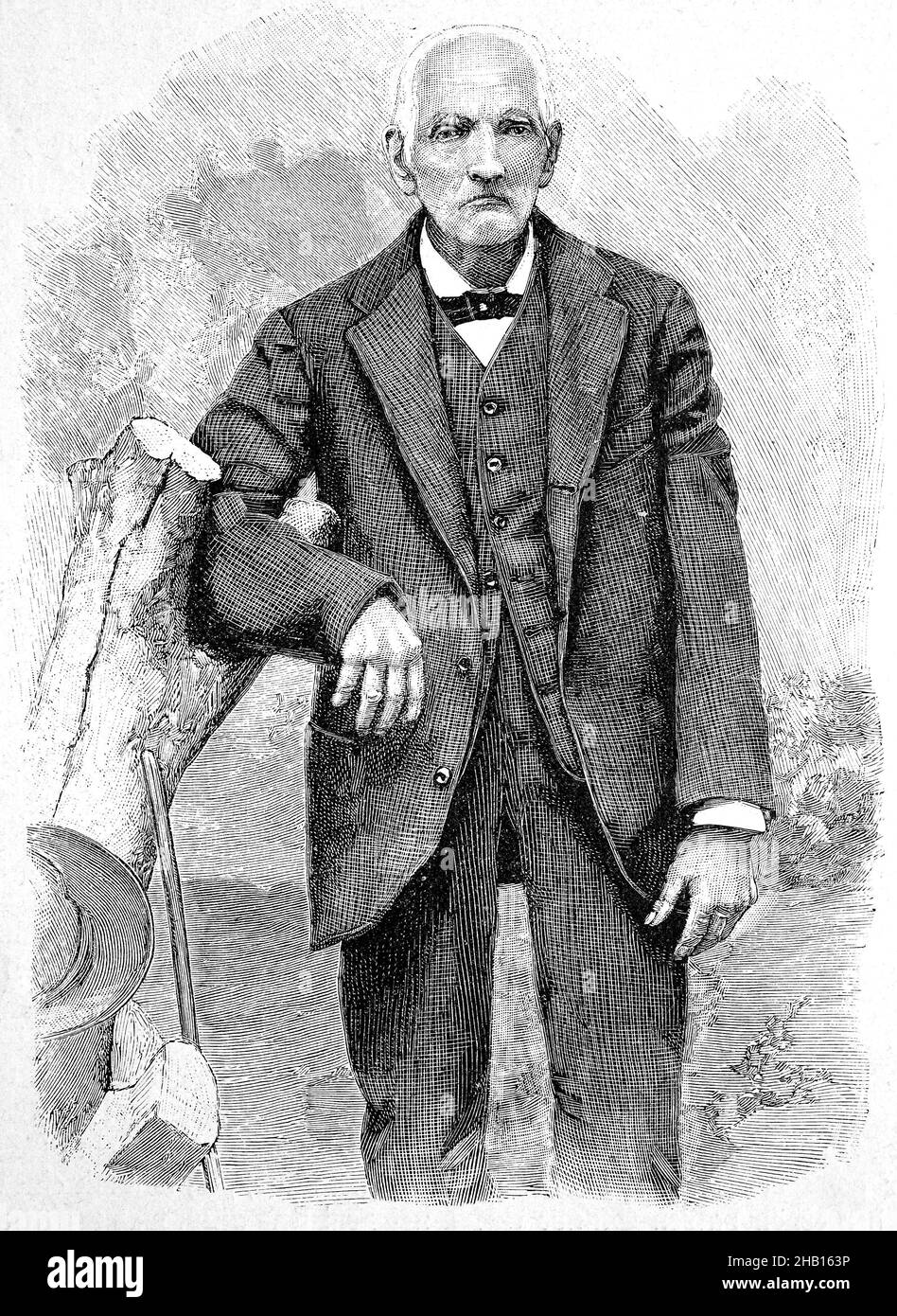 Christian Conrad of Delaware, USA, on his 115th birthday, one of the ...