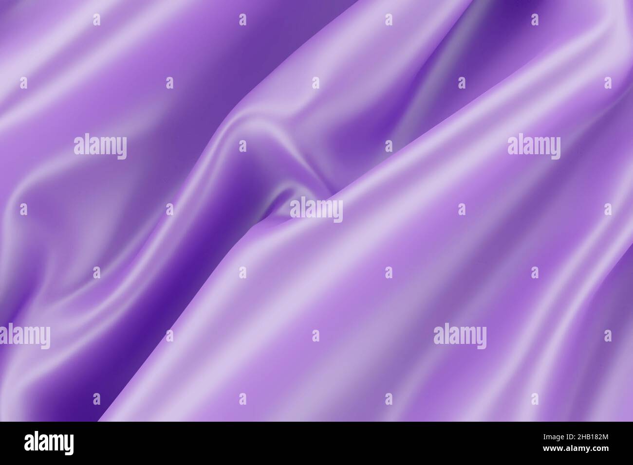 The curled fabric is violet-blue in color with large smooth folds Stock ...