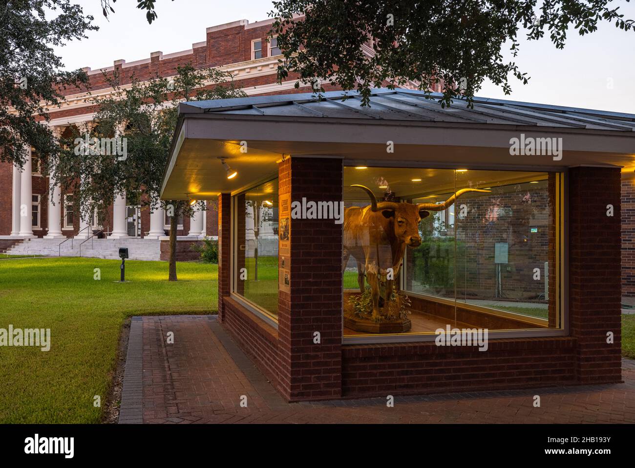 George West, Texas, USA - September 11, 2021: Display of Geronimo a ...