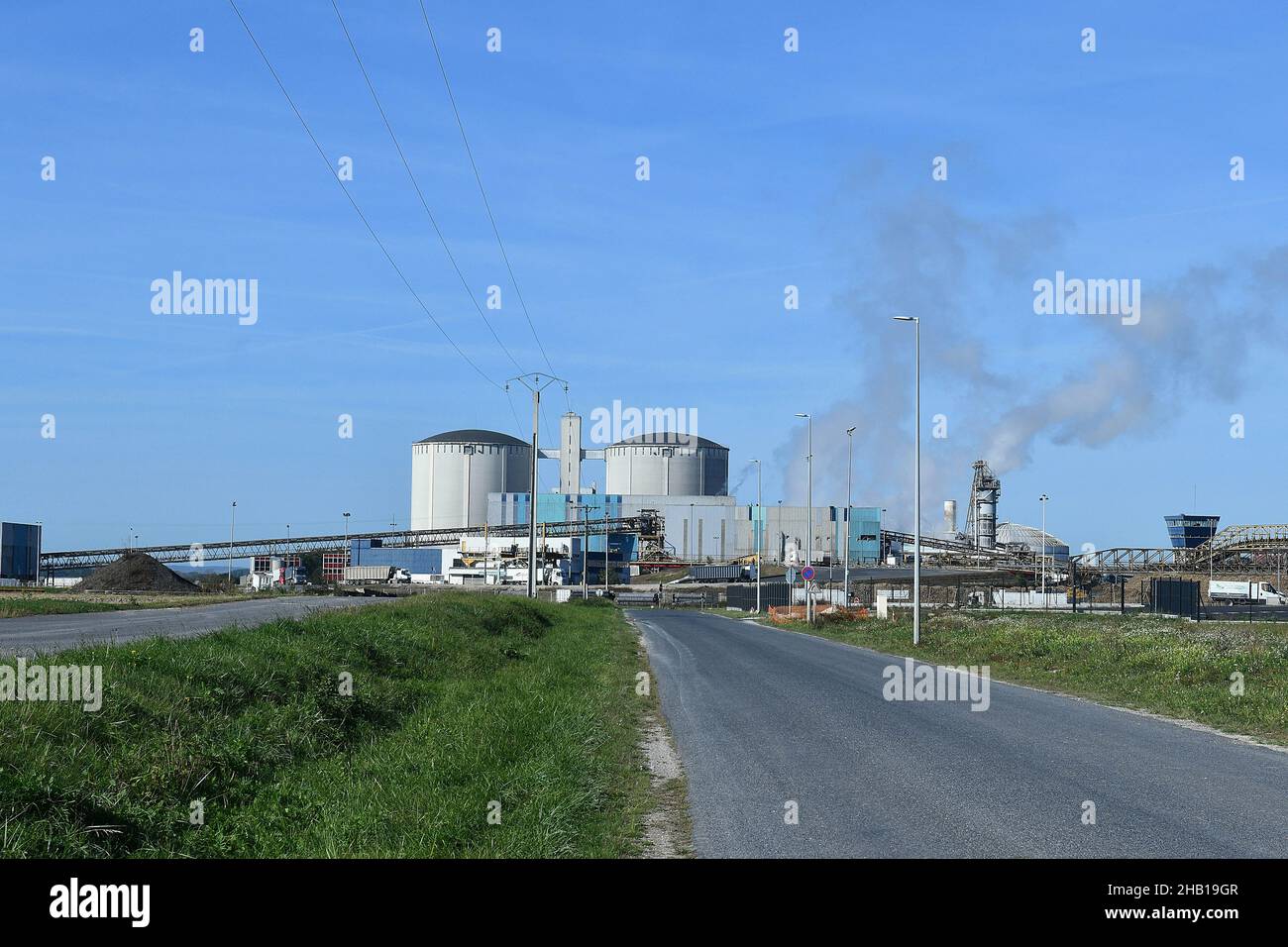 Connantre (north-eastern France): sugar refinery Tereos, processing of ...