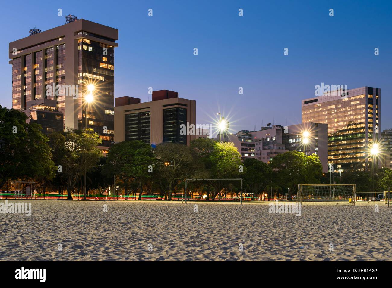 Business Buildings in Front of the Botafogo Beach in Rio de Janeiro at ...