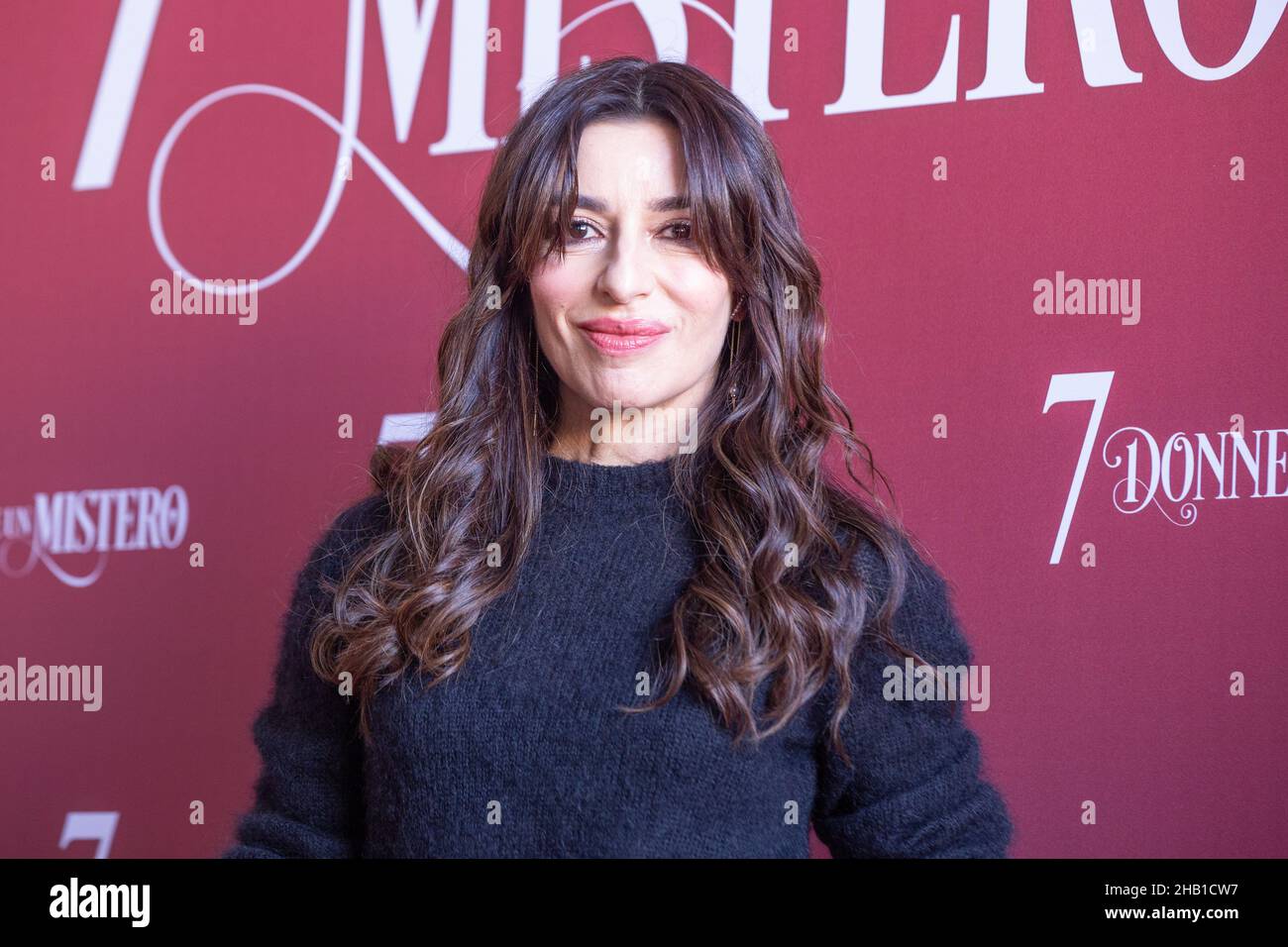 Rome, Italy. 15th Dec, 2021. Sabrina Impacciatore attends the photocall ...