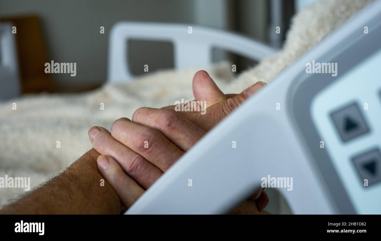Clutched hands hi-res stock photography and images - Alamy