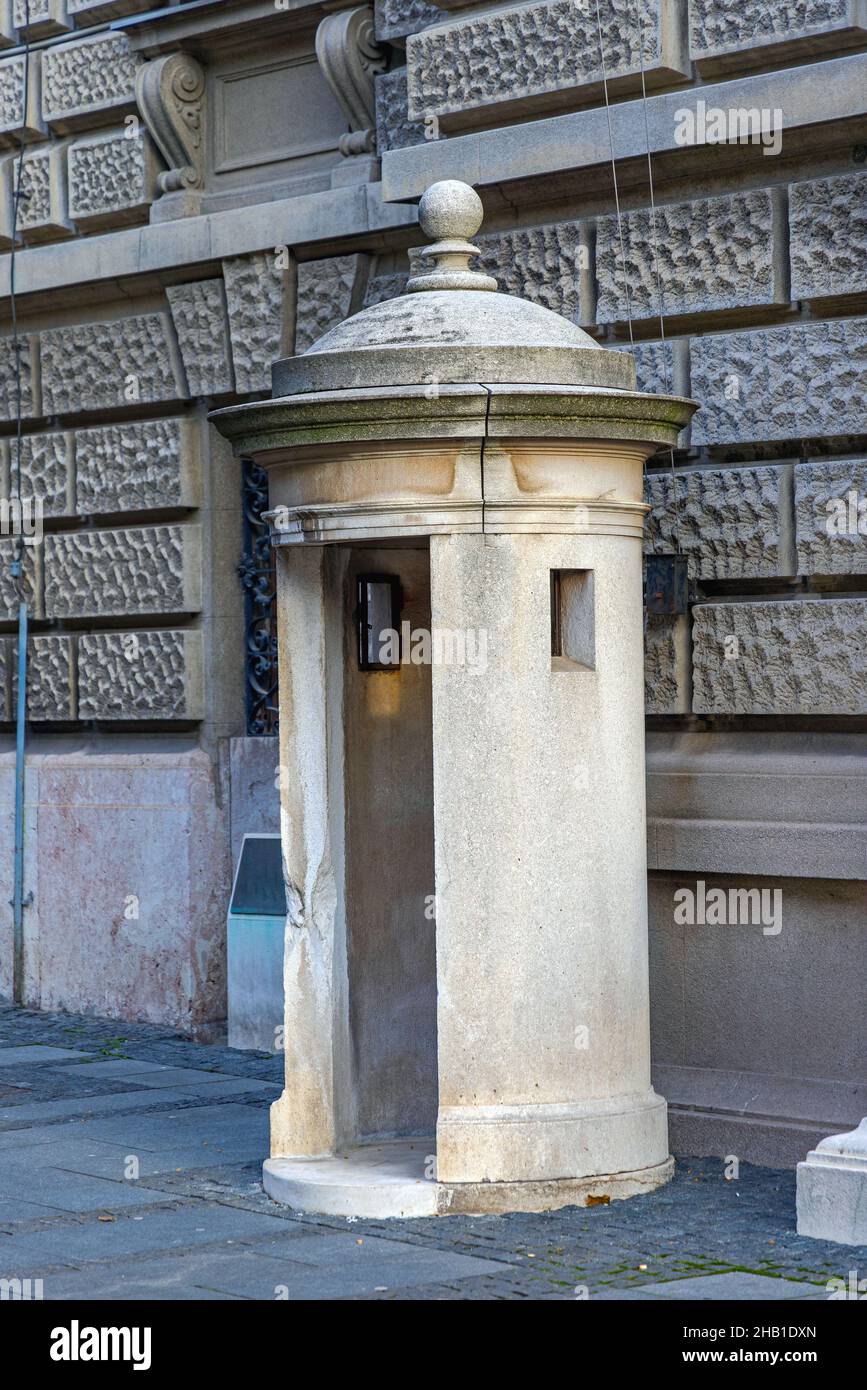 Concrete guard post hi-res stock photography and images - Alamy