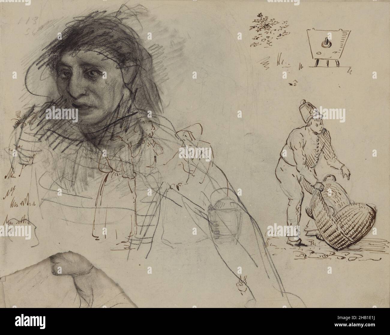 James ensor drawing hi-res stock photography and images - Alamy