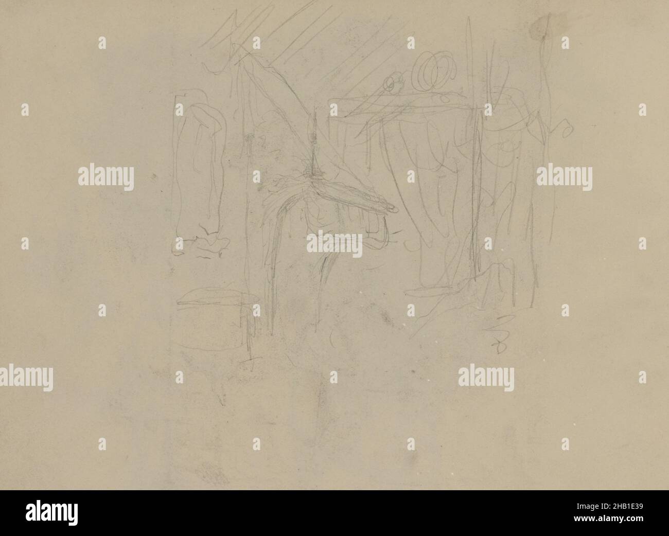 Fireplace, James Ensor, drawing, Belgian Art Stock Photo - Alamy