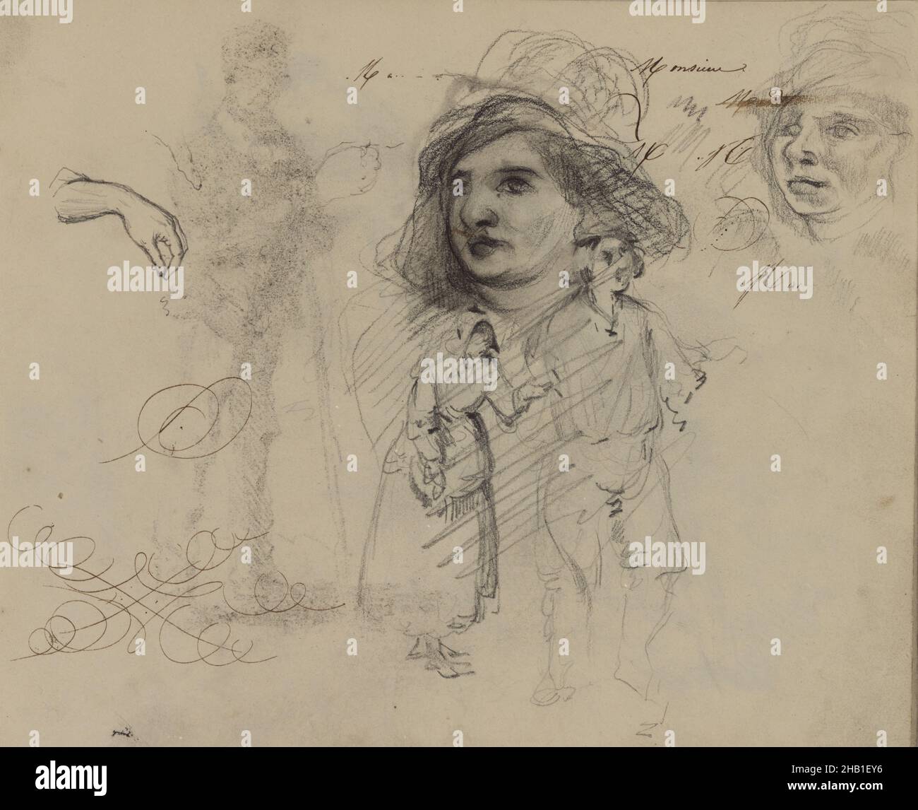 Two heads drawing hi-res stock photography and images - Alamy