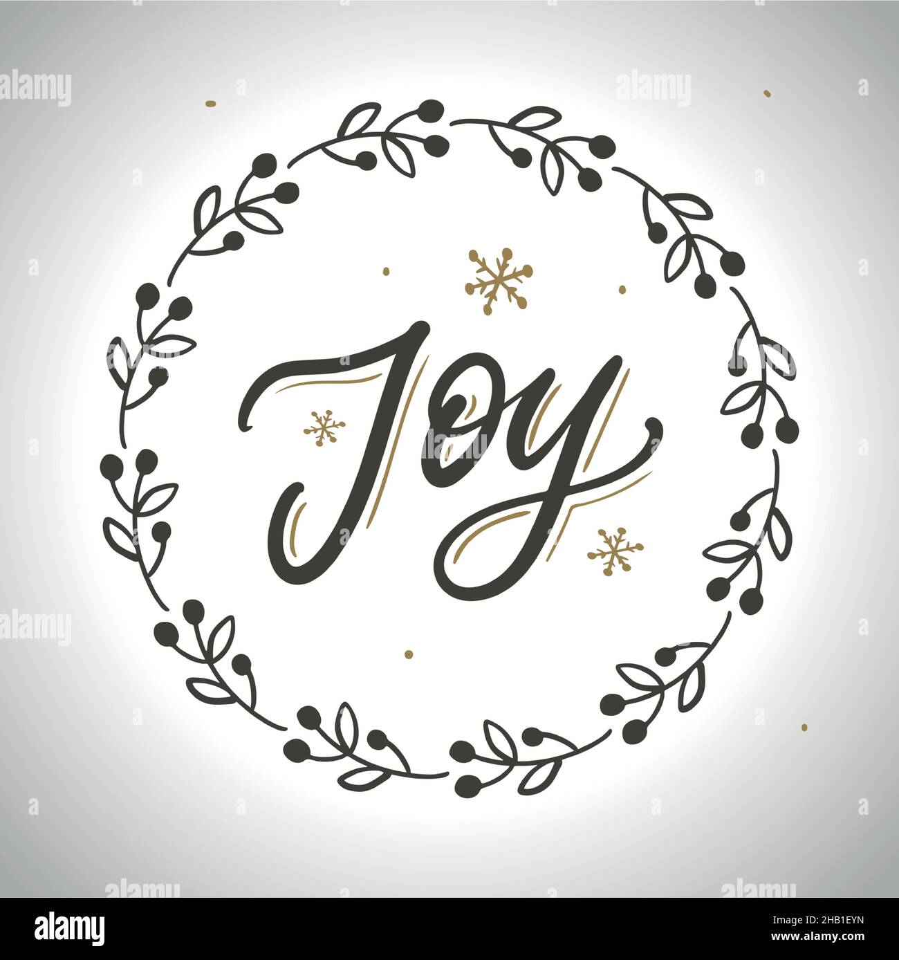 Unique hand drawn lettering of the word Joy. Positive and motivational ...