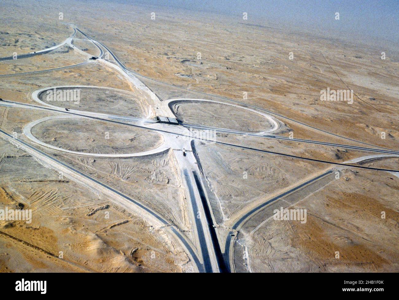 Motorway road junction infrastructure development Dhahran, Saudi Arabia ...